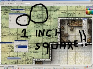 NewbieDM Tutorial – Printing Battle Maps to a 1″ Scale | www. Newbie DM ...