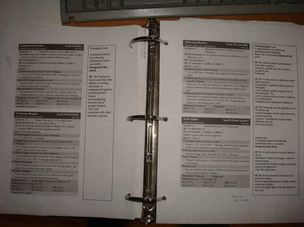 The DM binder, folder, or notebook | www. Newbie DM .com