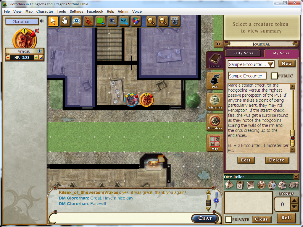 D&D Virtual Table Demo | www. Newbie DM .com